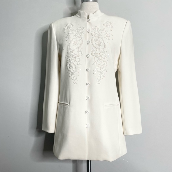 Carole Little | Jackets & Coats | Carole Little Long Sleeve Floral ...